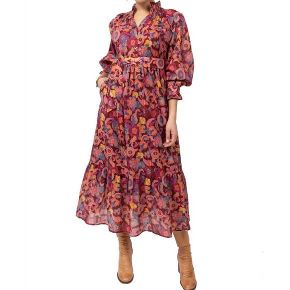 Sister Mary | Dresses | New Sister Mary Colored Flowers Dress In Floral ...